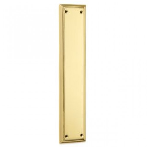 Croft 1954 Door Push Plate in Brass Bronze Chrome Nickel From Cheshire ...