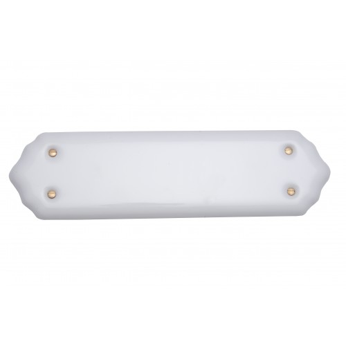 White Porcelain Fingerplate from Cheshire Hardware | Door handles ...