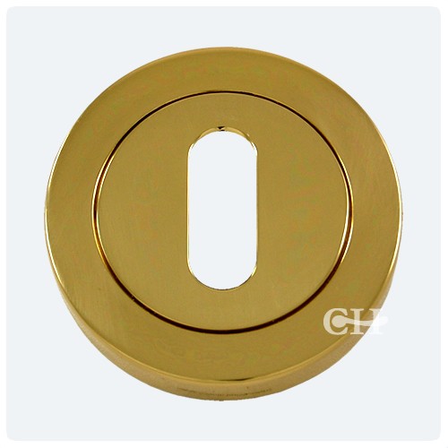 Keyhole Lock Escutcheon Polished Chrome | Door handles & door ...
