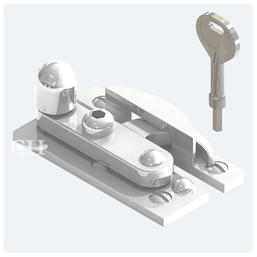 British Handmade Modern Sash Fasteners in Nickel Chrome Brass or Bronze ...