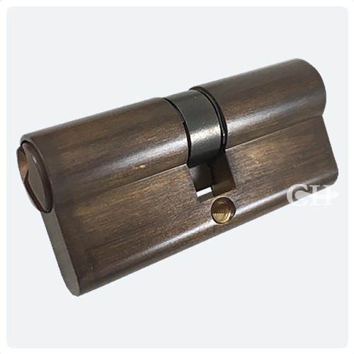 Antique Bronze Chrome Brass and Satin Euro Profile and Rim Lock ...