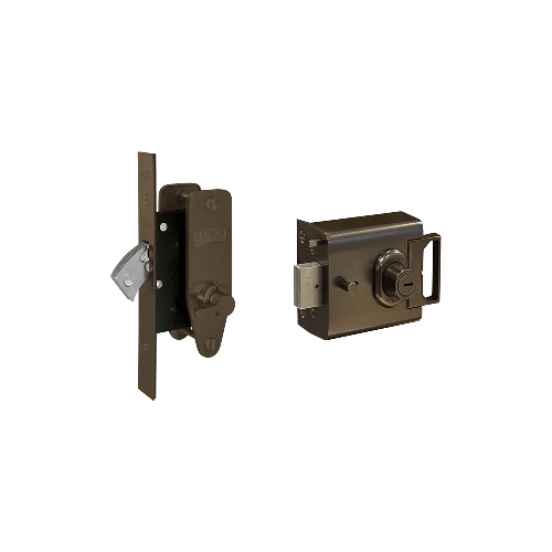 Banham L2000 Automatic Deadlocking Rim Latch in Bronze from Cheshire ...