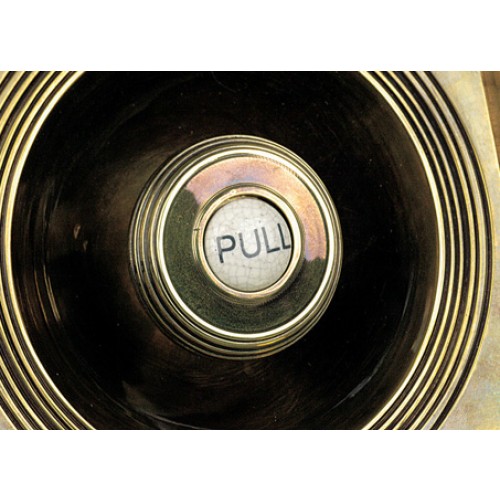 Claverley Door Bell Pull in Brass and Porcelain from Cheshire Hardware ...