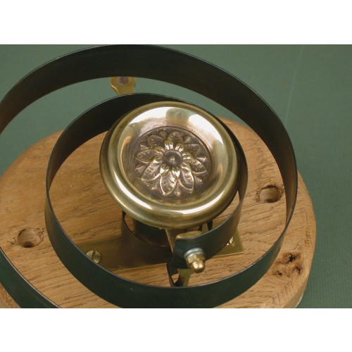 Period Internal Door Bell with Lady Or Flower Disc for use with a Bell ...