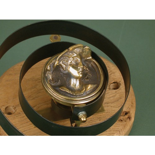 Period Internal Door Bell with Lady Or Flower Disc for use with a Bell ...
