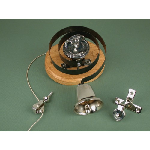 Period Internal Door Bell with Lady Or Flower Disc for use with a Bell ...