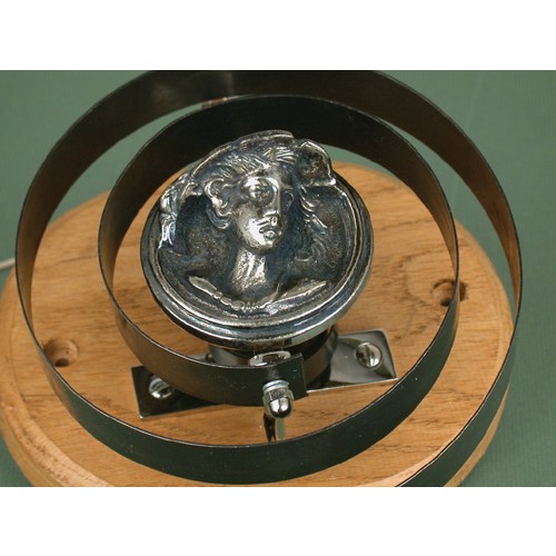 Period Internal Door Bell with Lady Or Flower Disc for use with a Bell ...