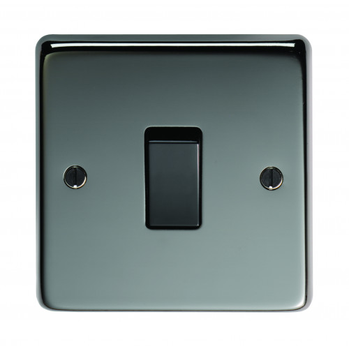 Eurolite 1 Gang Light Switches in Black Nickel, Stainless Steel, Matt ...
