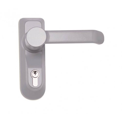 Briton 1413E Lever Outside Access Device OAD in Silver and Stainless ...