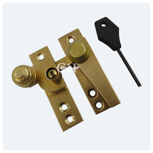 Croft 1035L Reeded Locking Sash Fastener in Brass Black or Bronze ...