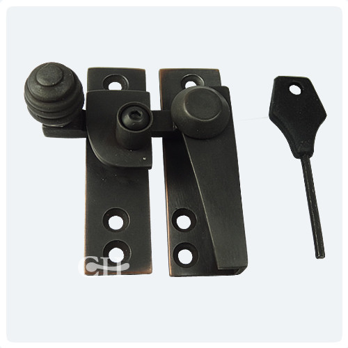 Croft 1035L Reeded Locking Sash Fastener in Brass Black or Bronze ...