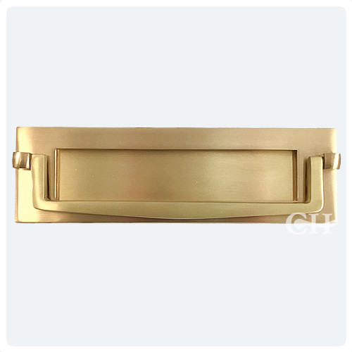 Croft 1643 Letter Plate with Knocker in Brass Bronze Chrome or Nickel ...