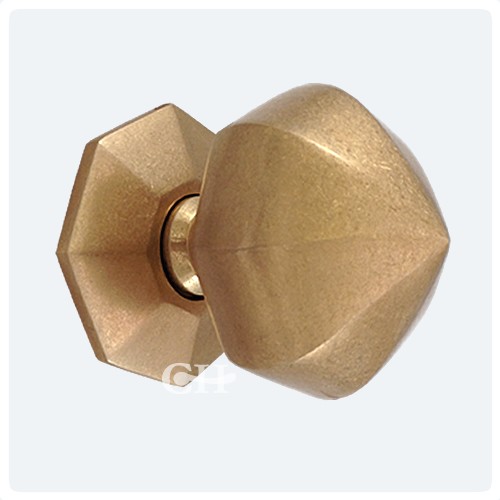 Croft 1751 Octagonal Centre Door Knob Pull Handle in Brass Bronze ...
