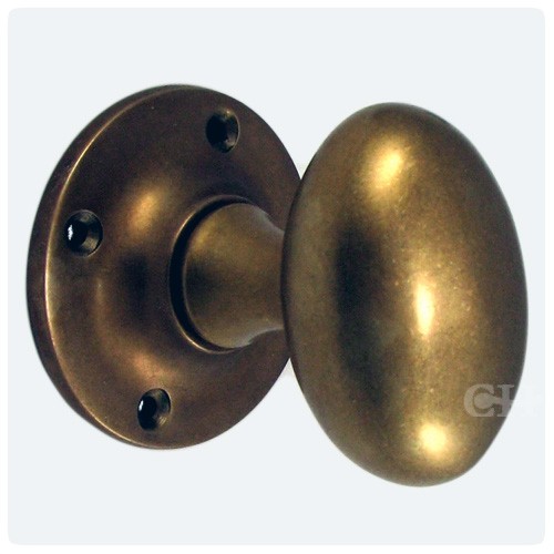 Croft 1754 Oval Mortice Door Knobs in Brass Bronze Chrome or Nickel | Door handles & door ...
