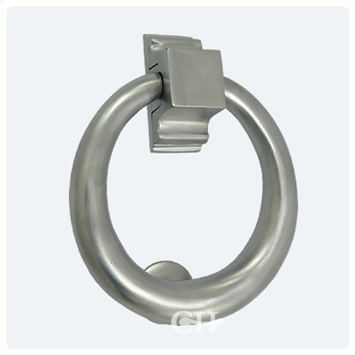 Croft 1893 1894 Large Ring Door Knocker in Chrome Nickel Croft 1893 1894 Large Ring Door Knocker in Chrome Nickel