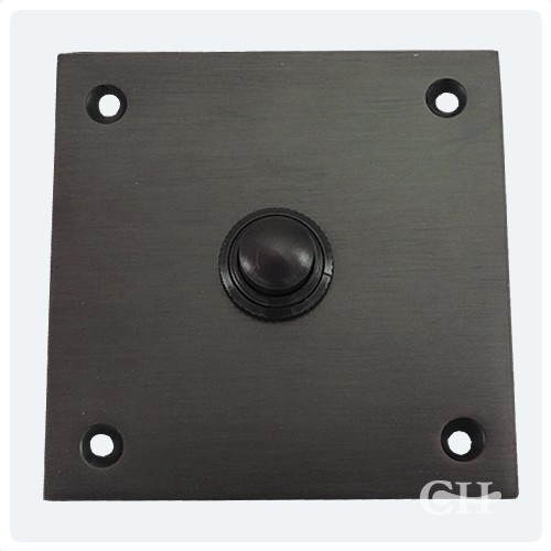 Croft 1911 Square Door Bell Push in Brass Bronze Chrome or Nickel from ...
