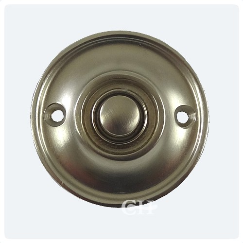 Croft 1913 Round Circular Door Bell Push in Brass Bronze Chrome Nickel ...