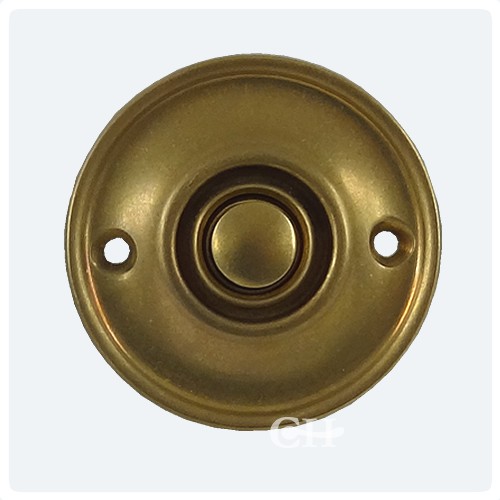 Croft 1913 Round Circular Door Bell Push in Brass Bronze Chrome Nickel ...