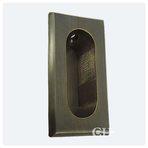 Croft 2130 Sliding Door Flush Pulls in Black Brass or Bronze | Door ...