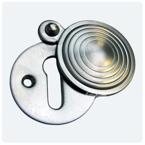 Croft 4565 Covered Reeded Escutcheons in Chrome or Nickel From Cheshire ...