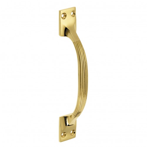 Croft 5203 Ribbed Cupboard Door Handles In Brass Bronze Black Chrome or ...