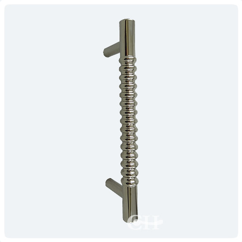 Croft 6388 Modern Rutland Reeded Guardsman Door Pull Handles in Bronze ...