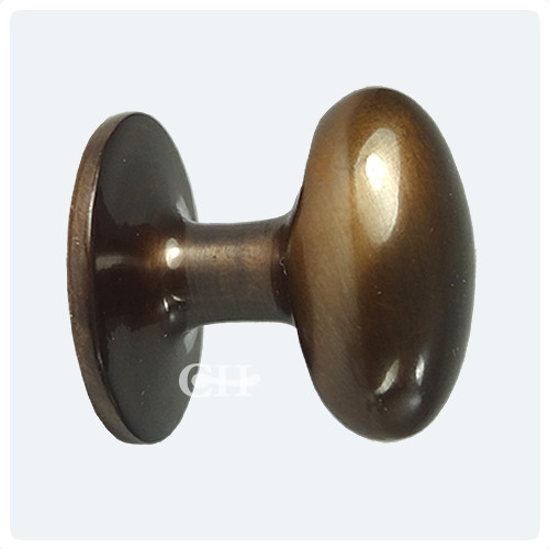 Croft 6410 Oval Cupboard Door Knobs In Brass Bronze Black Chrome Nickel from Cheshire Hardware ...