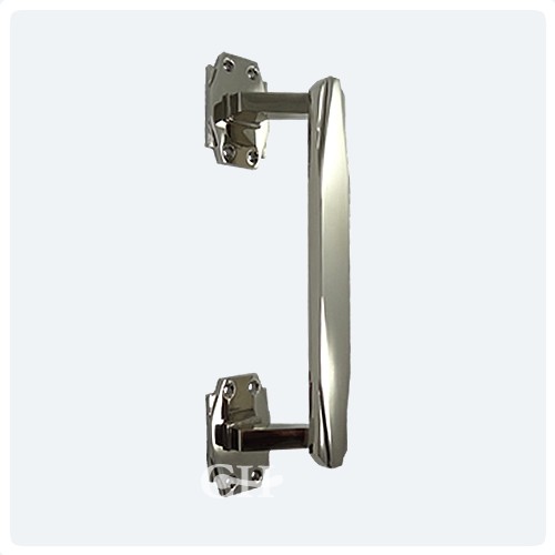 Croft 7009 Art Deco Door Pull Handle in Chrome or Nickel From Cheshire ...