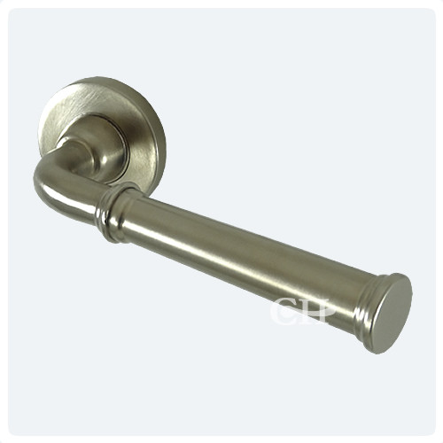 Croft 7020 Grace Lever Handles On Round Rose in Brass Bronze Chrome ...