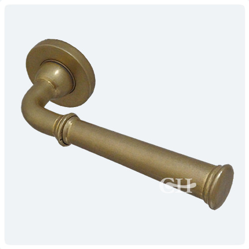 Croft 7020 Grace Lever Handles On Round Rose in Brass Bronze Chrome ...