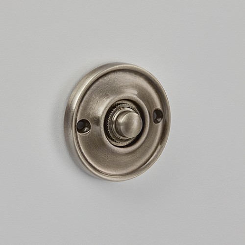 brushed chrome bell push