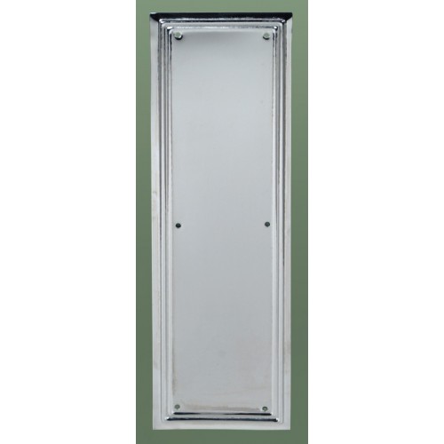 Lincoln Finger Plates or Push Plates in Polished Nickel | Door handles ...