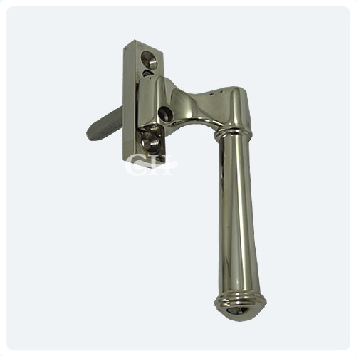 British Handmade Tapered Espagnolette Window Handles in Nickel Chrome ...