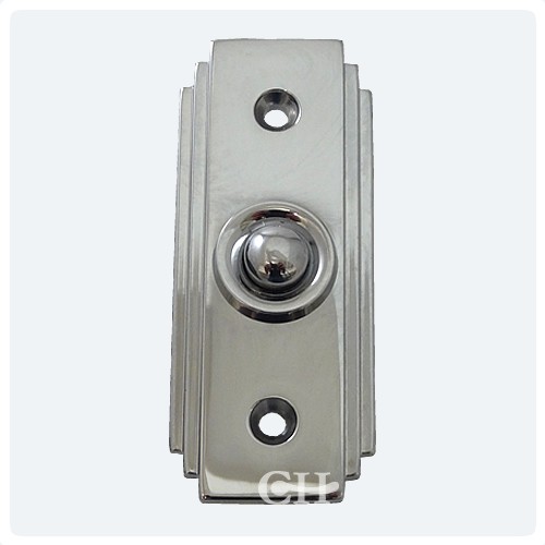 brushed chrome bell push