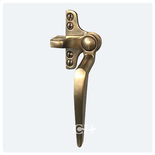 British Handmade Phoenix Art Deco Metal Window Handles in Brass Bronze ...