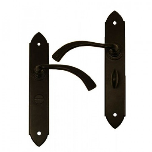 From The Anvil 33138 Gothic Lever Handles on Bathroom Backplate from ...