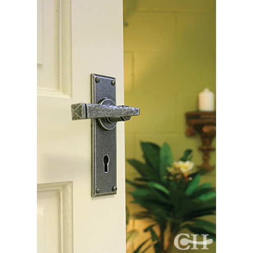 From The Anvil 33700 Avon Lever Door handles with Keyhole in Pewter ...