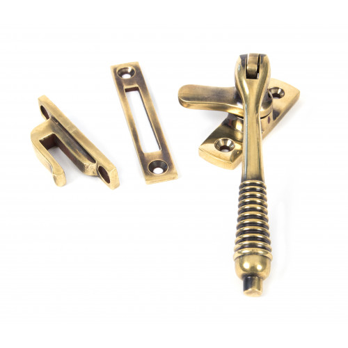 From The Anvil Reeded Aged Brass Casement Fasteners Mortice Hook | Door ...