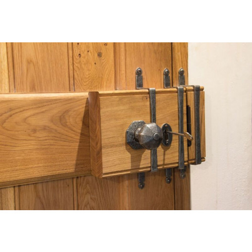 From the Anvil 33004 Oak Box Lock or Rim Lock with Pewter Fittings from ...