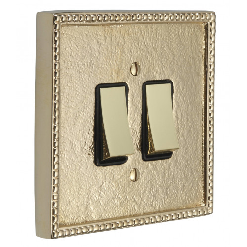 gold chrome light switch