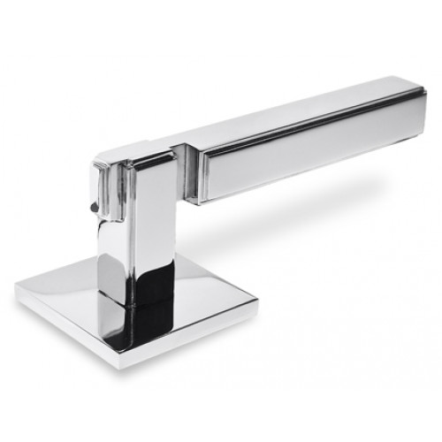 Henry Blake Art Deco Lever Handles On Square Rose in Brass Bronze ...