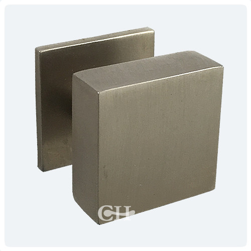 Henry Blake Art Deco Square Shower Door Knobs in Brass Bronze Chrome or ...