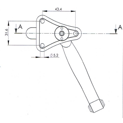 British Handmade Metal Window Handles in Brass Bronze Chrome or Nickel ...