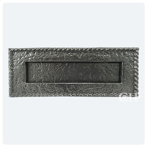 Kirkpatrick 1324 Rope Effect Door Letterplate in Antique Black Argent ...