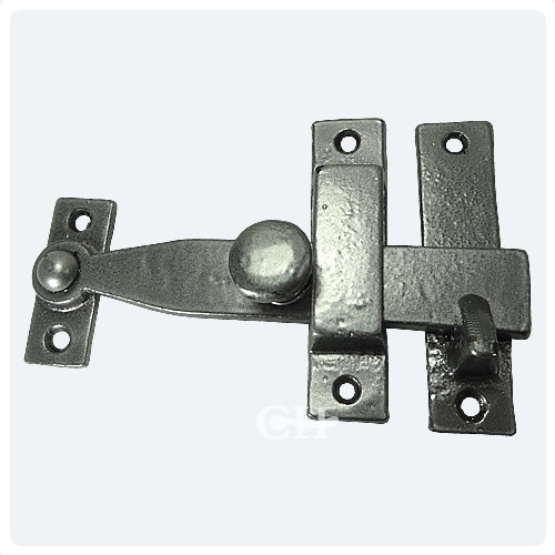 Kirkpatrick 4088 Surface Latch Bar in Black Argent Or Pewter Finish ...