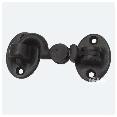 Croft 1951 Silent Pattern Cabin Hooks in Brass Bronze Chrome Nickel from Cheshire Hardware ...