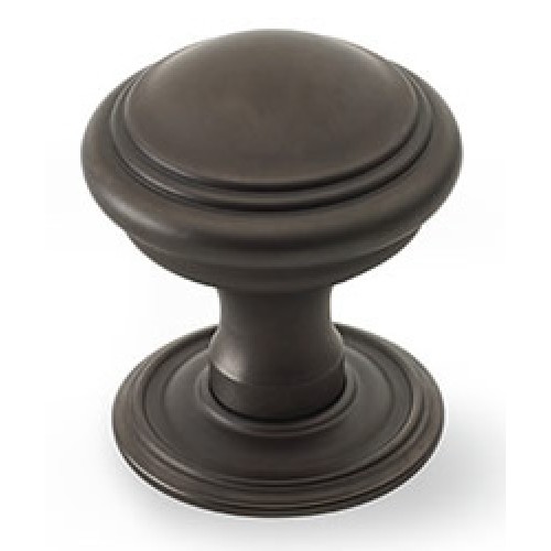 British Handmade Contemporary Bun Mortice Door Knobs in Nickel Chrome ...
