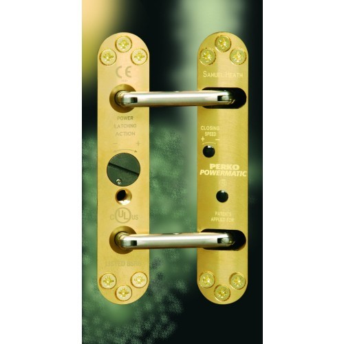 Perko Powermatic Concealed Door Closers in Chrome Black Bronze Brass ...