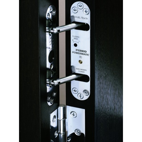 Perko Powermatic Concealed Door Closers in Chrome Black Bronze Brass ...