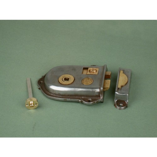 Victorian Period Rim Latches in Nickel from Cheshire Hardware | Door ...